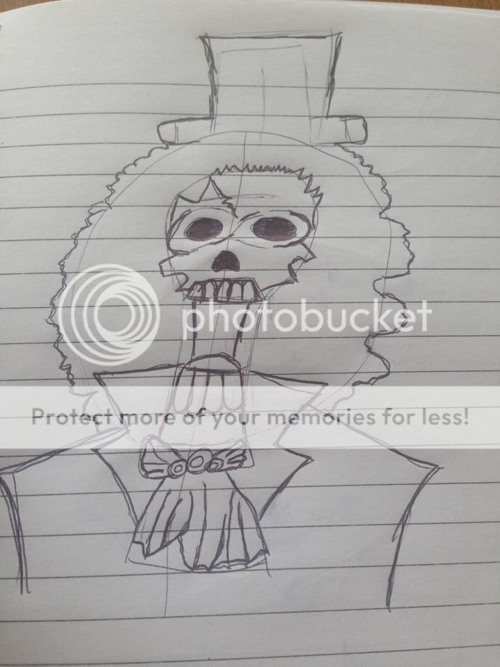 My attempts at Drawing Blog 1 (Brook – One Piece) | Geek Mind : Believe ...