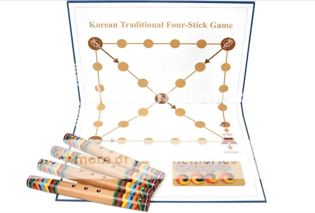 korean traditional game yut game yutnori set NEW YEAR'S Game Running ...